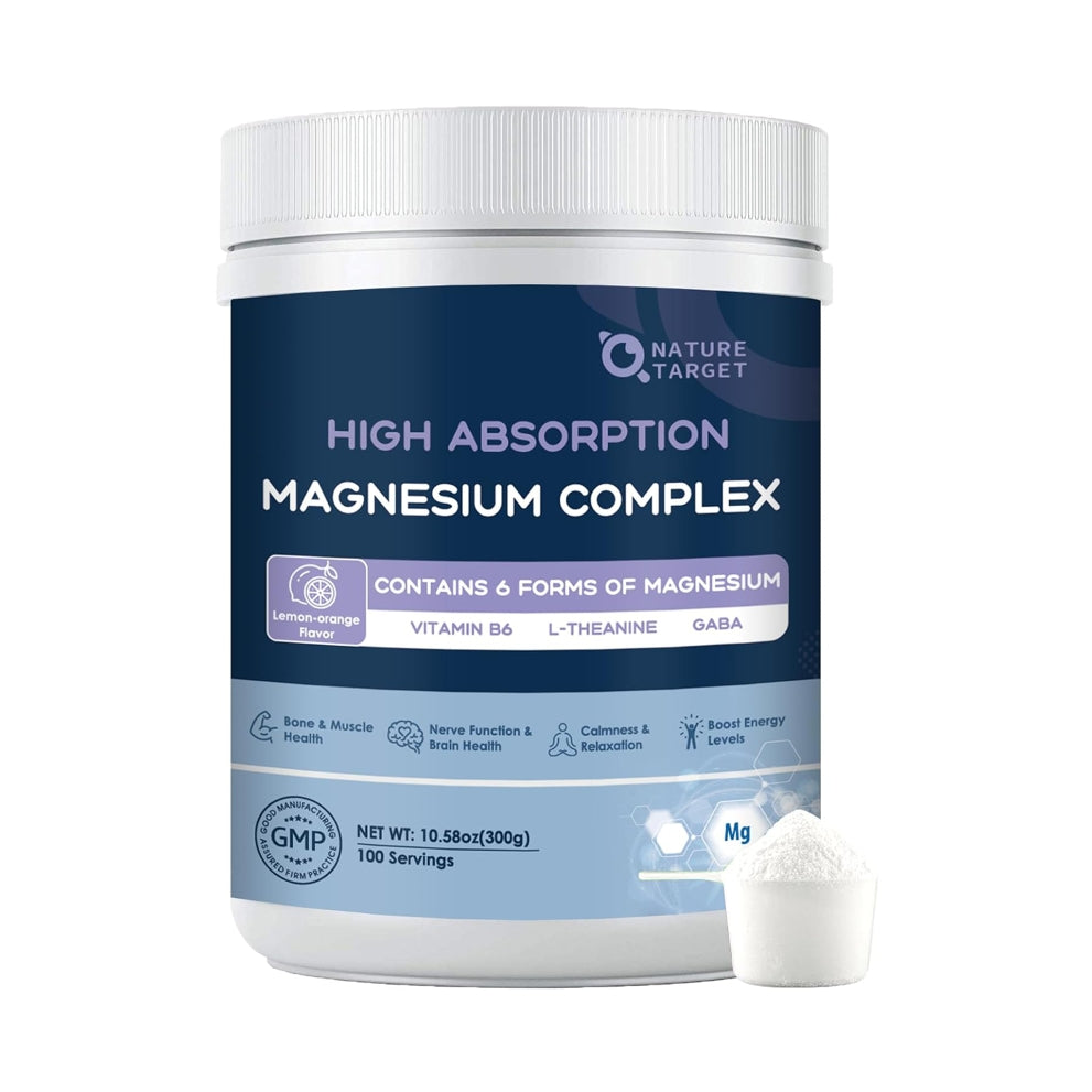 Magnesium Powder Supplement with Glycinate, Citrate, Malate, Magnesium ...