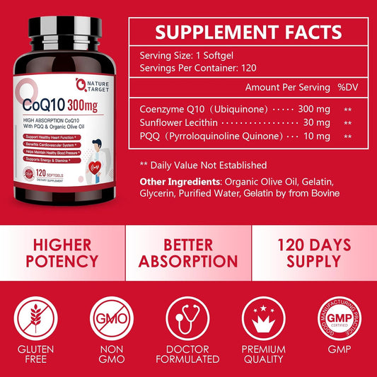 Best Coenzyme Q10 (CoQ10) Supplements - Support Heart Health – Nature ...
