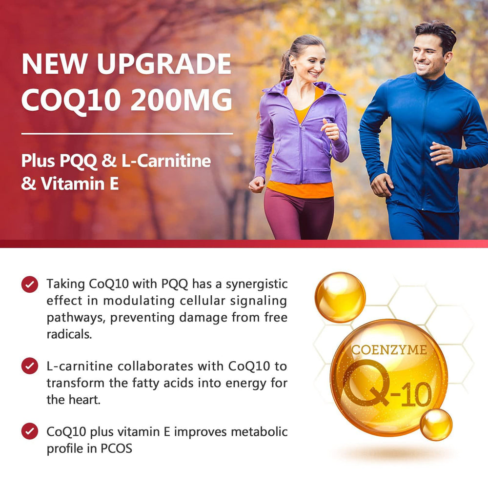 CoQ10 120 Softgels, Supplements, 200mg – Nature Target
