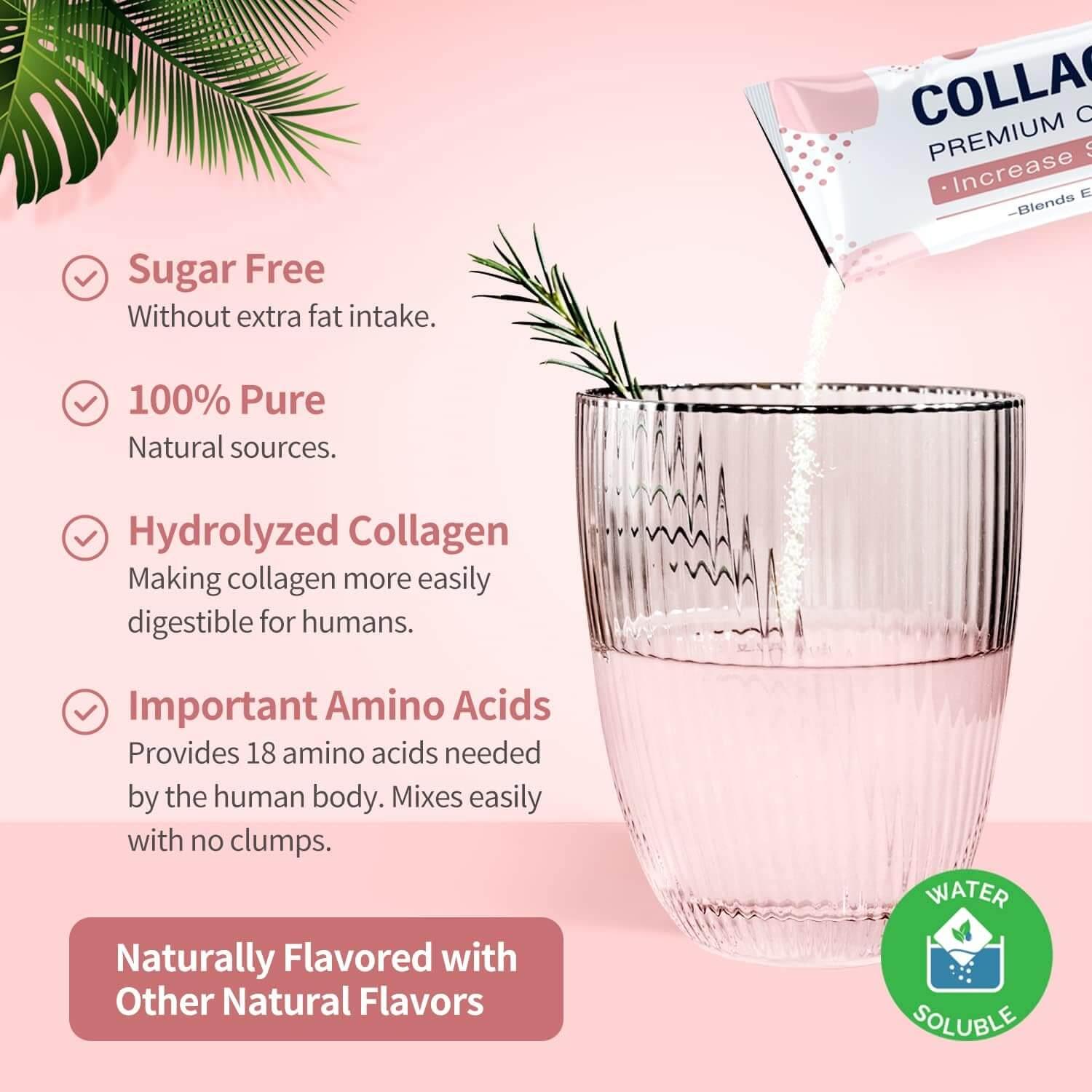 Multi Collagen Peptides Powder, for Healthy Hair, Skin and Nails ...