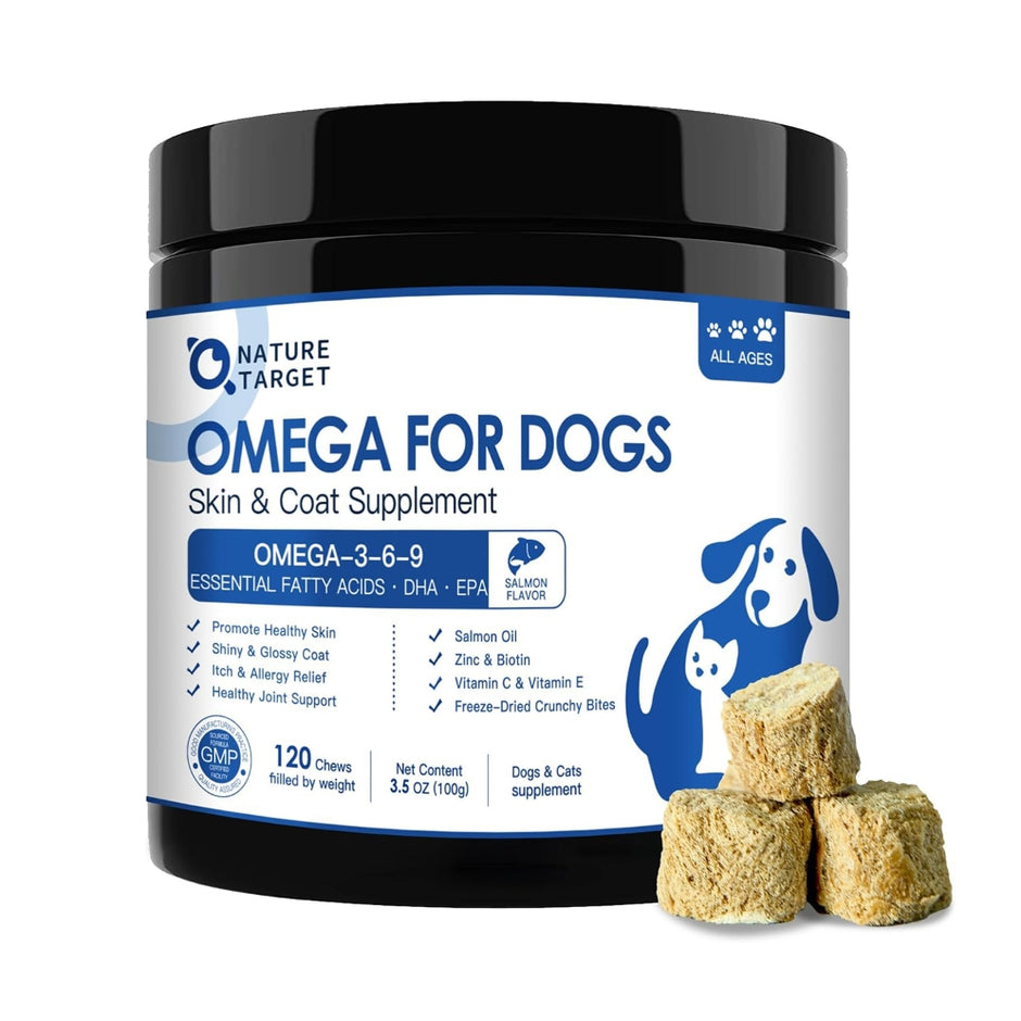 Best Fish Oil Supplement for Dogs & Cats, with Skin, Coat, Joint ...