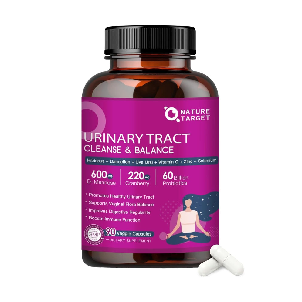 Probiotics for Women Urinary Tract Health with D Mannose & Cranberry ...