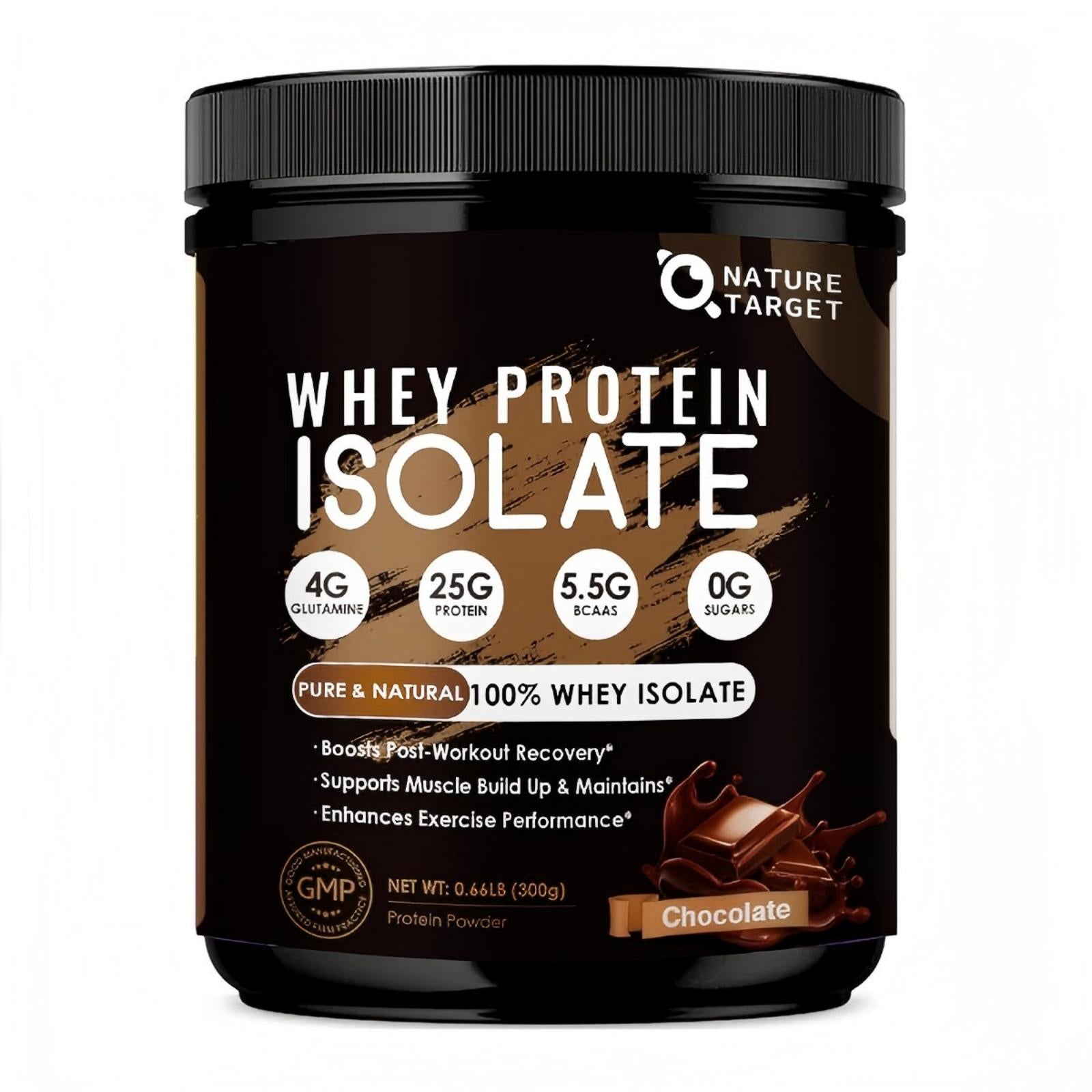 Chocolate Protein Powder, Whey Protein Isolate, 25G Protein, 16 ...